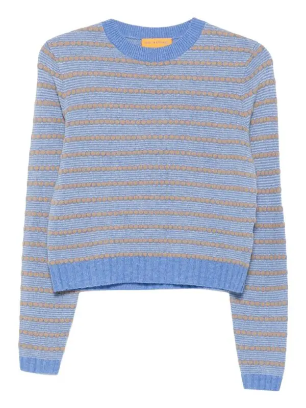 Guest In Residence Cashmere Cable-knit Sweater - Blue