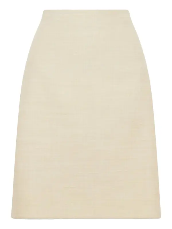 Calvin Klein Lunas Wool Midi Skirt - No
