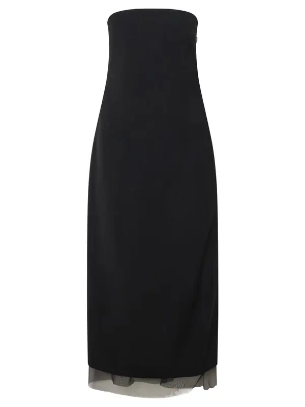 KALLMEYER Straight Strapless Dress - Black