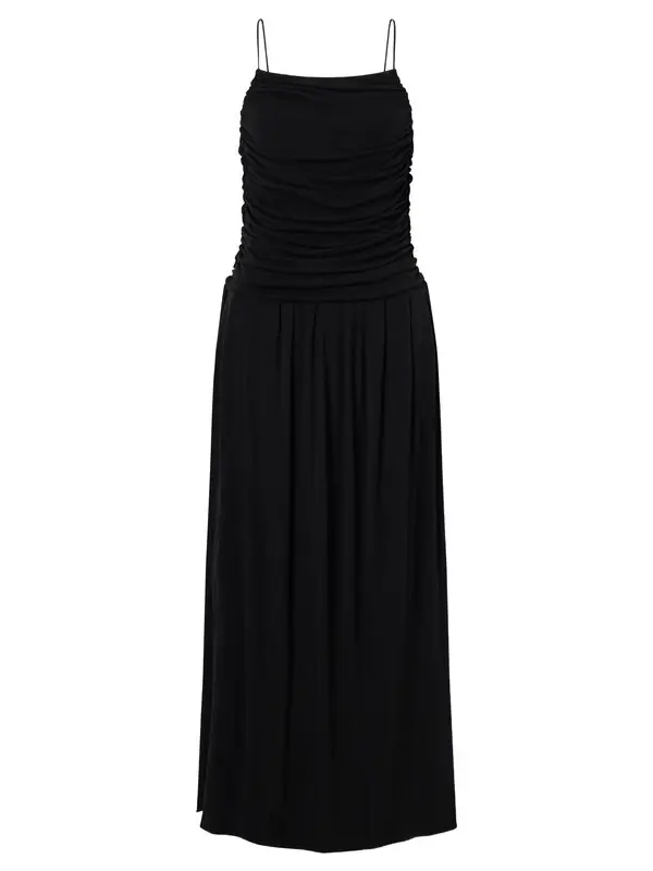 KALLMEYER Reese Gathered Jersey Maxi Dress - No