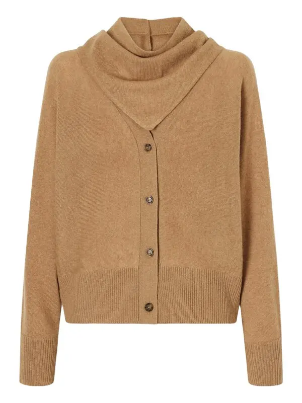 Le Kasha Organic Cashmere Cardigan - Green