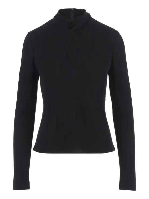 Valentino Garavani Long-sleeved Top - Black