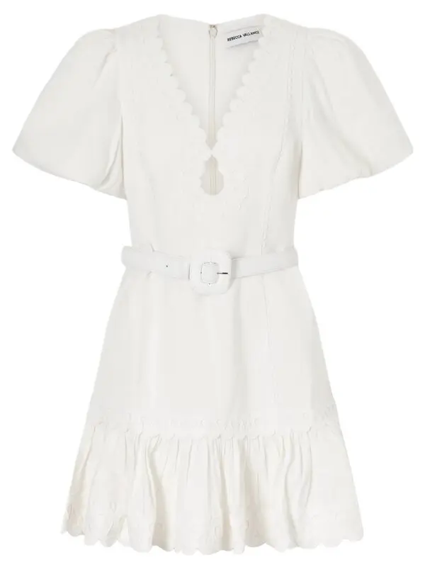 Rebecca Vallance Lightweight Dress - White