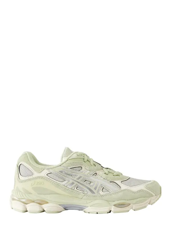 Asics Suede-trimmed Mesh Sneakers - No