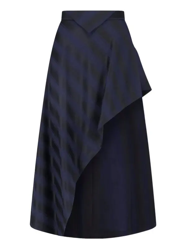 VIVIENNE WESTWOOD Asymmetric High-waisted Skirt - Black