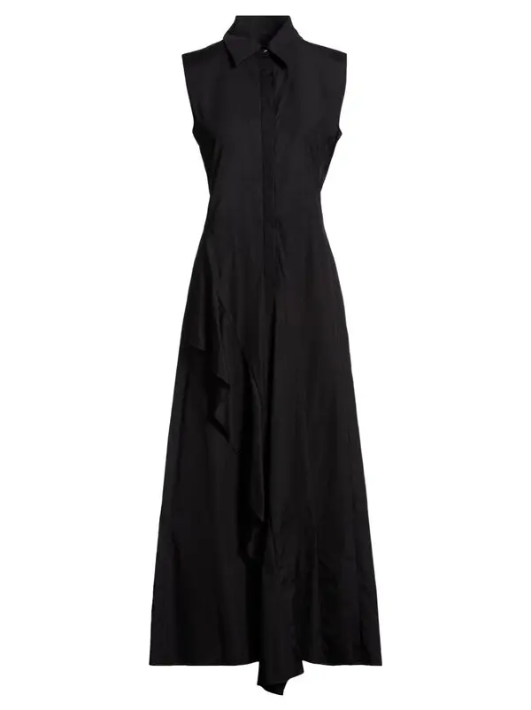 Max Mara Sleeveless Shirt Dress - Black