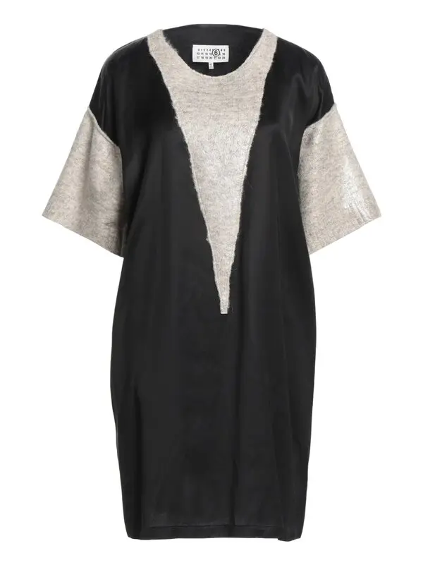 MAISON MARGIELA Two-color T-shirt Dress - Beige