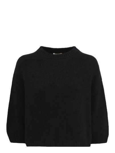 Khaite Crew-neck Long-sleeve Knit Top - No