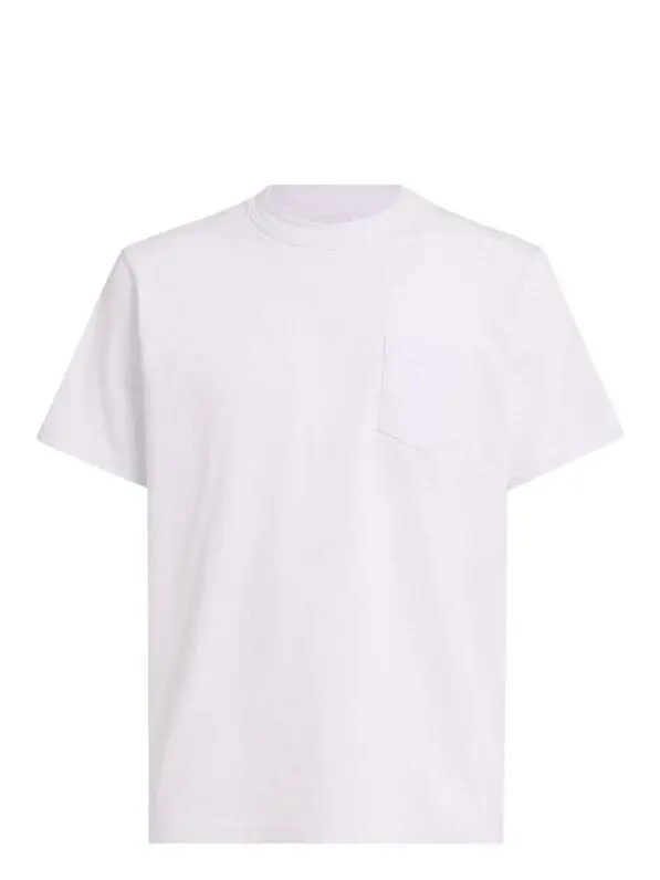 Sacai Crew Neck Short-sleeved T-shirt - White