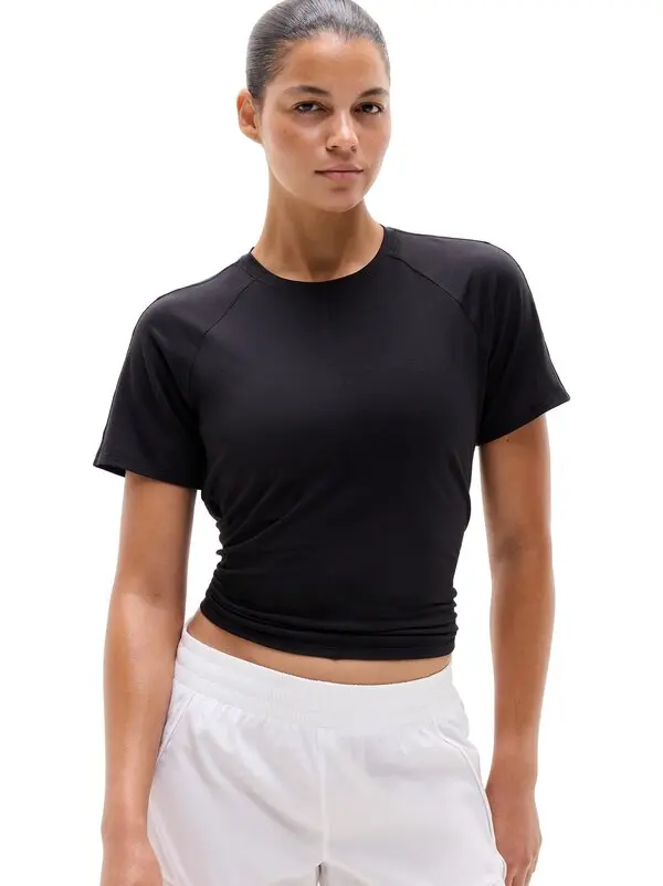Athleta Trainknit Tee - Black