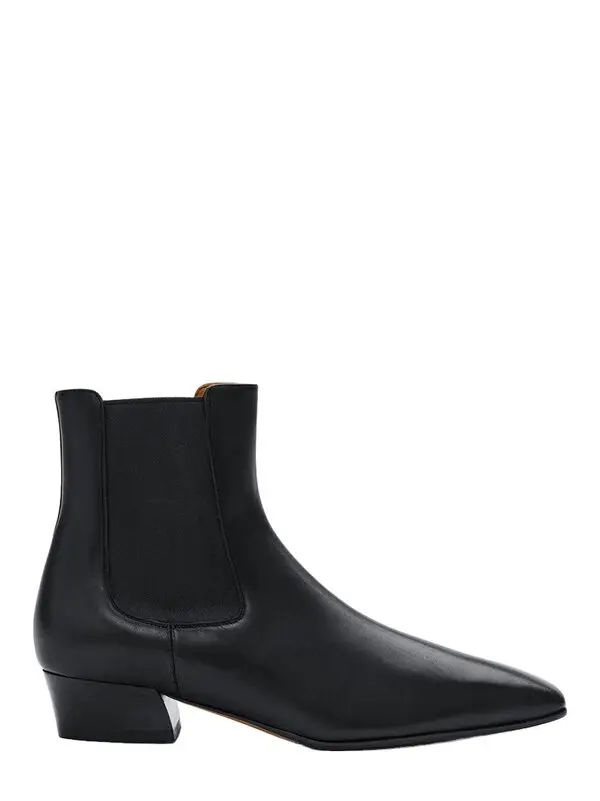ATP ATELIER Nemoli Leather Ankle Boots - Black