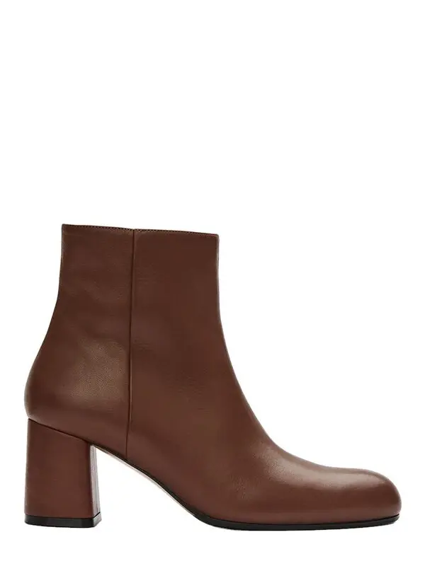 ATP ATELIER Miola Leather Ankle Boots - Cannella