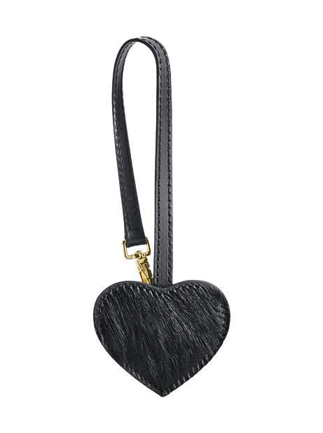 ATP ATELIER Venosta Pony And Leather Key Chain - Black