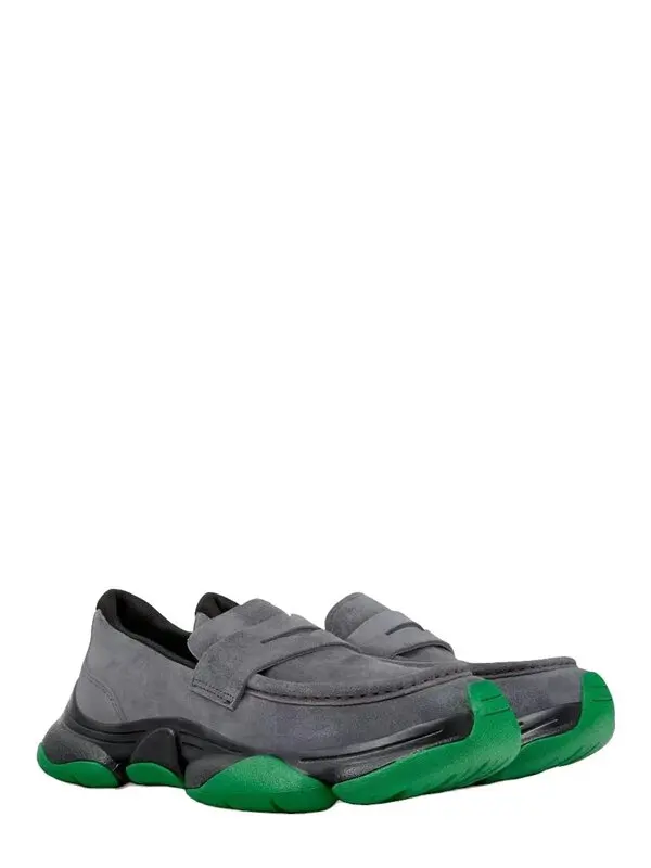 Camper Karst Suede Loafers - Grey
