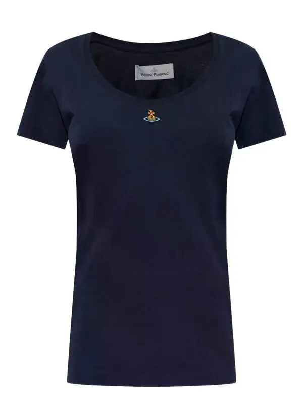 VIVIENNE WESTWOOD Lollo Cotton T-shirt - Blue