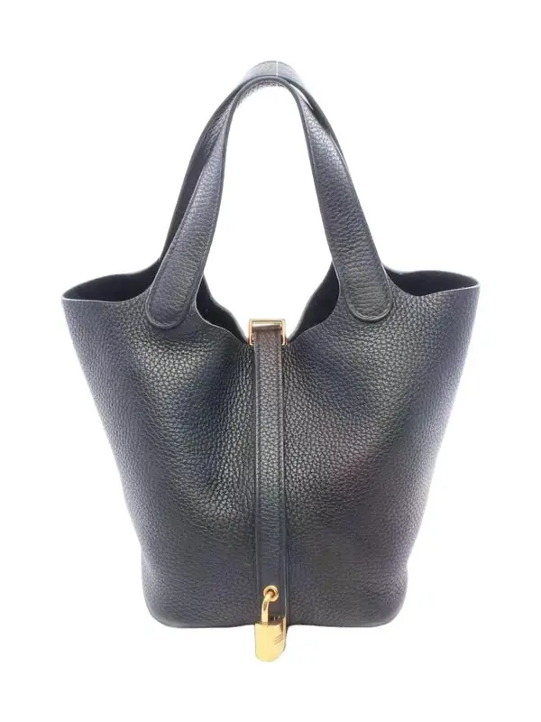 Hermès 2021 Pm Picotan Lock Shoulder Bag - Black