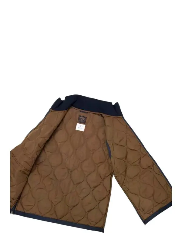 Taion Quilted High-neck Gilet - Blue