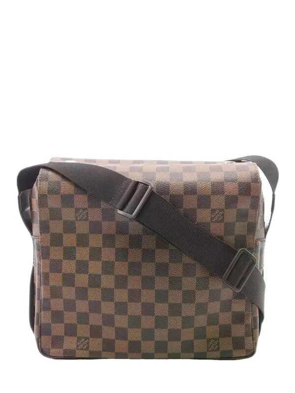 LOUIS VUITTON Damier Ebene Naviglio Messenger Bag - Brown