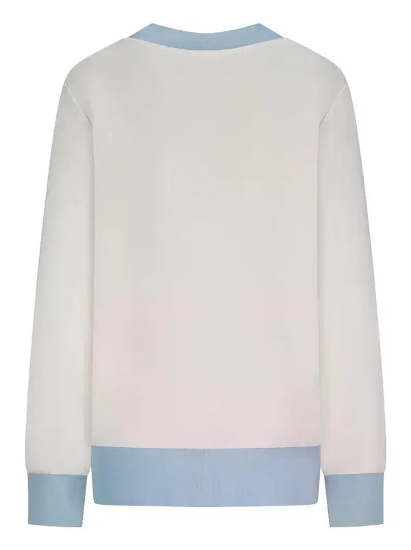 HOUSE OF GRAVITY Club Contrast-trim Cardigan - Neutrals
