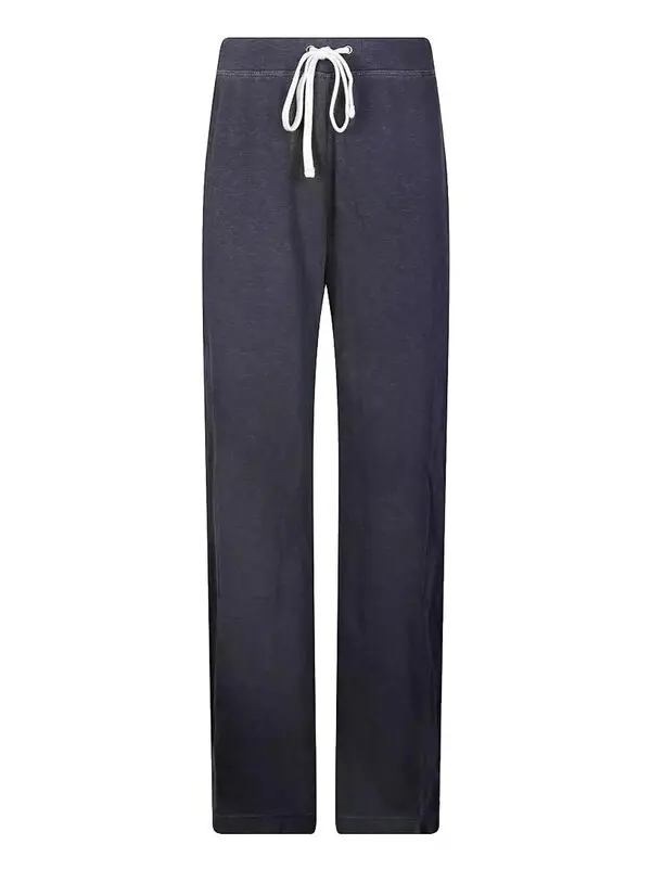 JAMES PERSE Drawstring-waist Wide-leg Trousers - Grey
