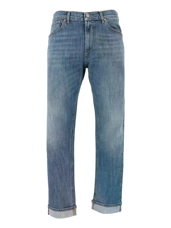 TELA GENOVA Cosmy Retro Straight-leg Jeans - Blue