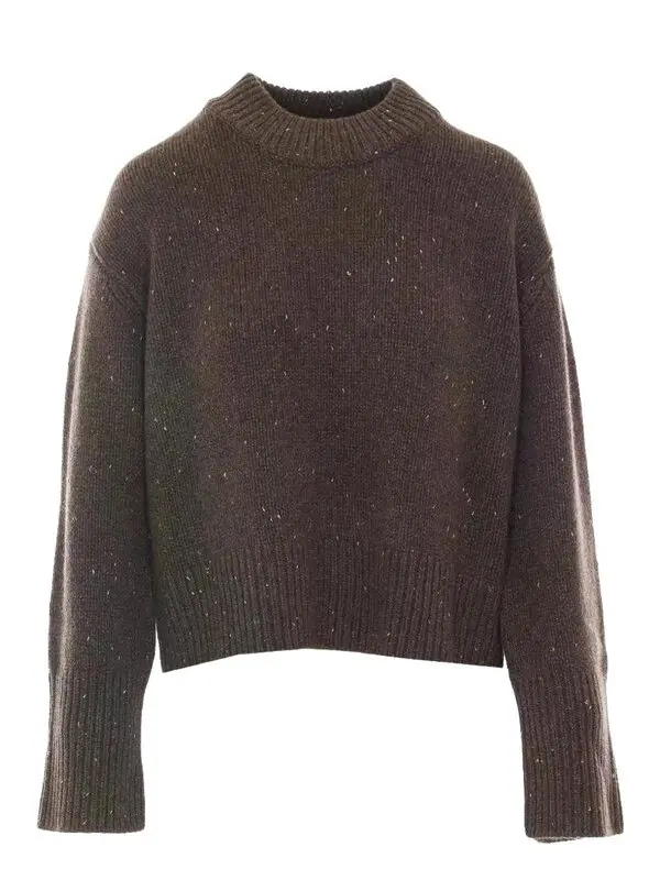 LISA YANG Tarie Sparkle Sweater - Brown
