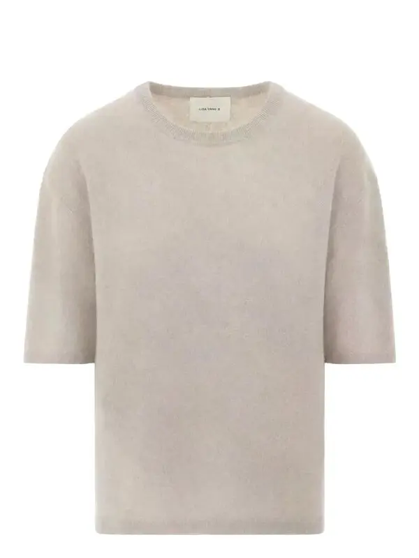 LISA YANG Cashmere Maren T-shirt - Neutrals