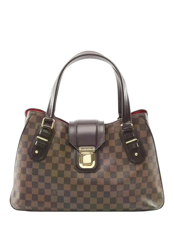 LOUIS VUITTON 2008 Damier Ebene Griet Tote Bag - Brown