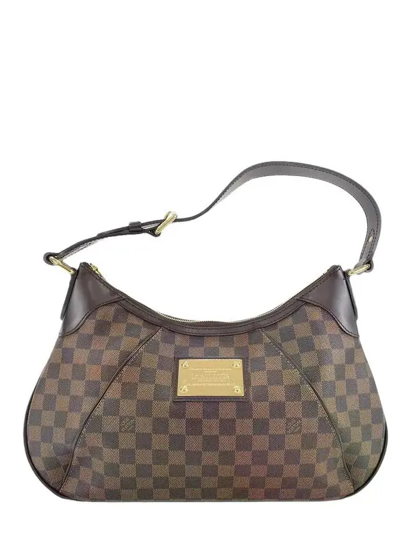 LOUIS VUITTON Damier Ebène Shoulder Bag - Brown