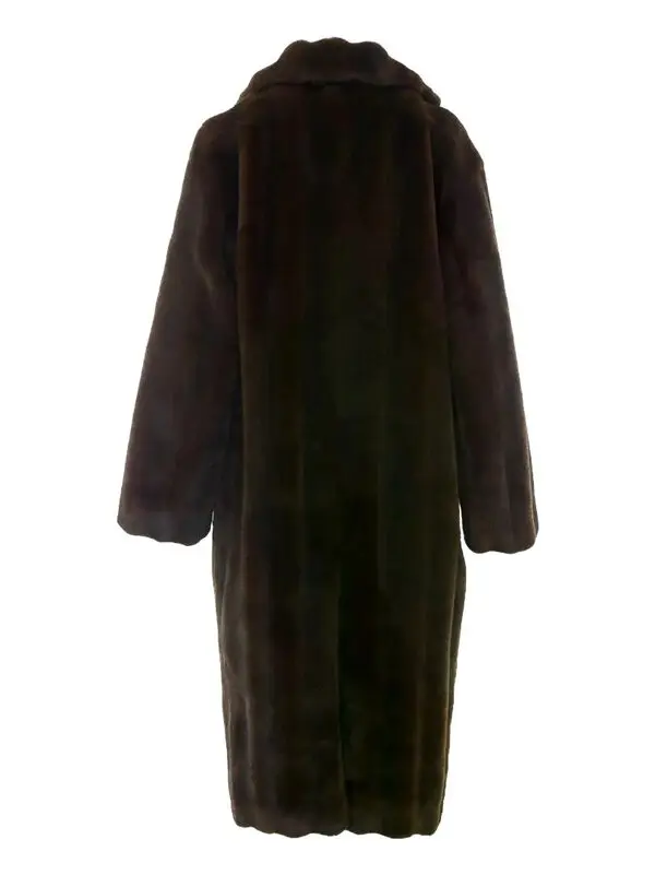 SWORD 6644 Notch-lapels Coat - Brown