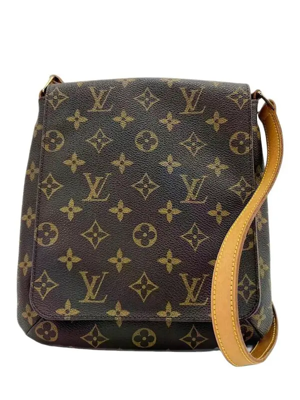 LOUIS VUITTON 1998 Monogram Canvas Musette Salsa Shoulder Bag - Brown