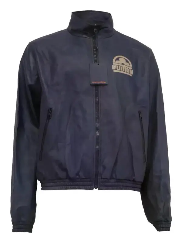 LOUIS VUITTON Monogram Reversible Bomber Jacket - Blue