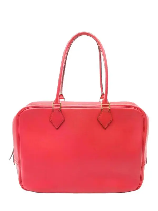Hermès Plume Leather Tote Bag - Pink