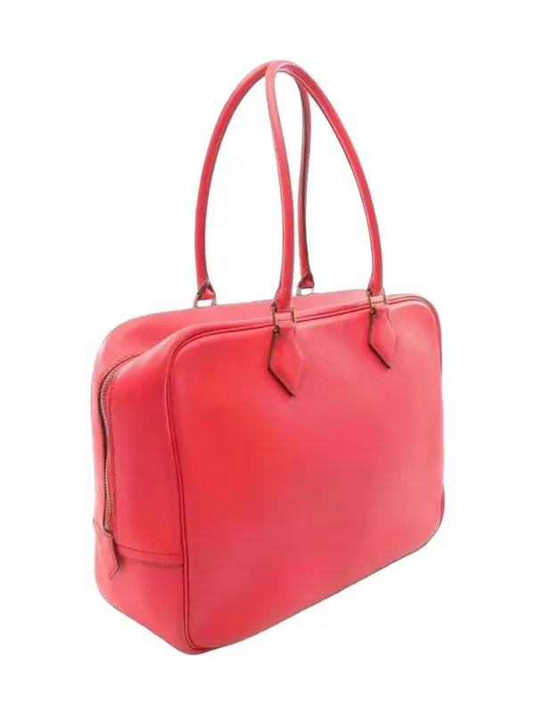Hermès Plume Leather Tote Bag - Pink