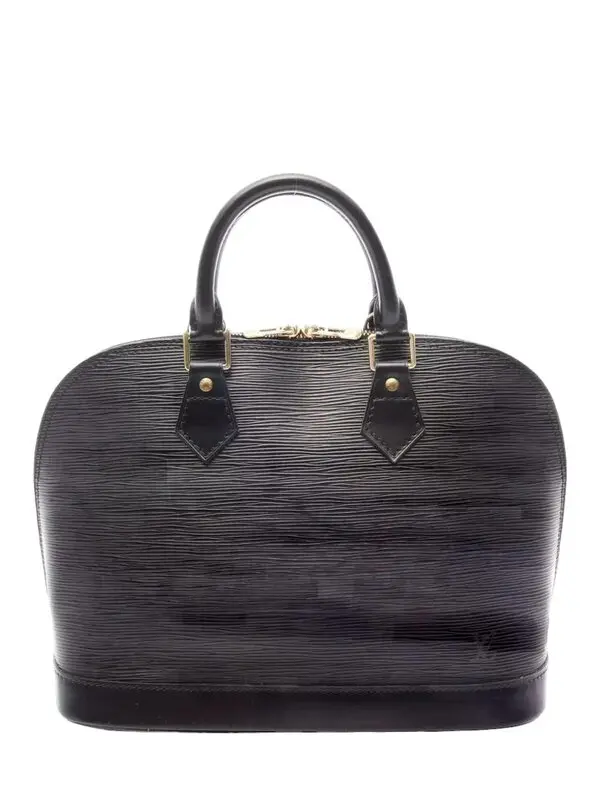 LOUIS VUITTON 1997 Alma Epi Tote Bag - Black