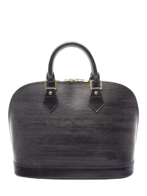 LOUIS VUITTON 1997 Alma Epi Tote Bag - Black