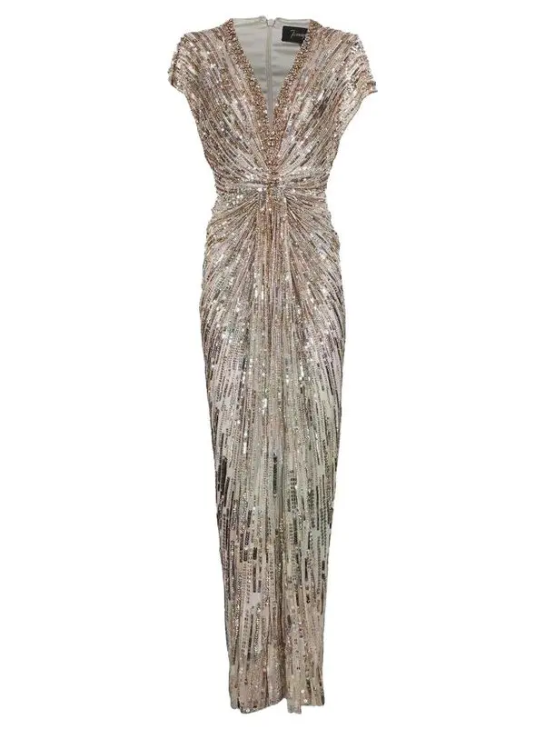 Jenny Packham Lacie Maxi Dress - Neutrals