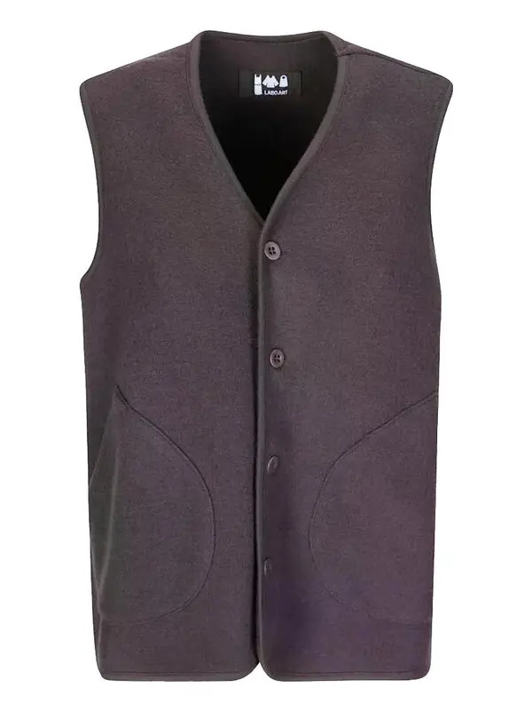 Labo.art Potos Wool Gilet - Brown