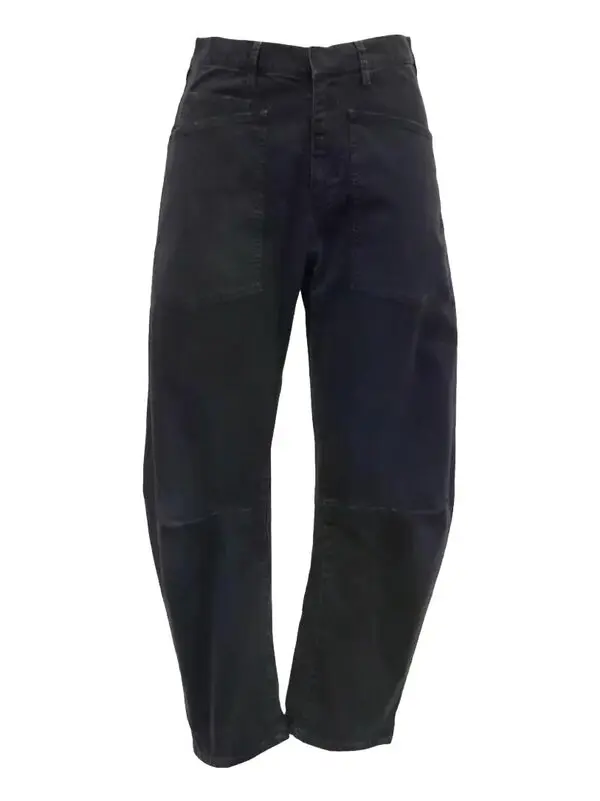 NILI LOTAN Shon Barrel-leg Jeans - Black
