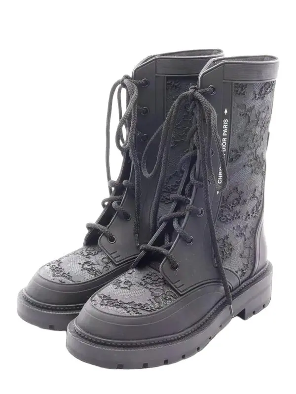 Dior Diorcamp Lace Boots - Black