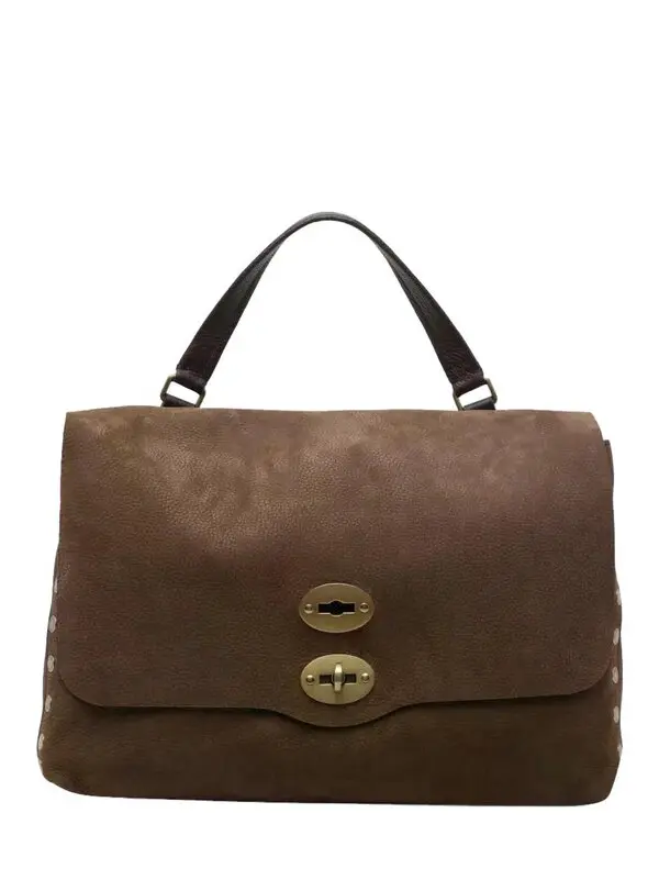 ZANELLATO Postina Jones Leather Shoulder Bag - Brown