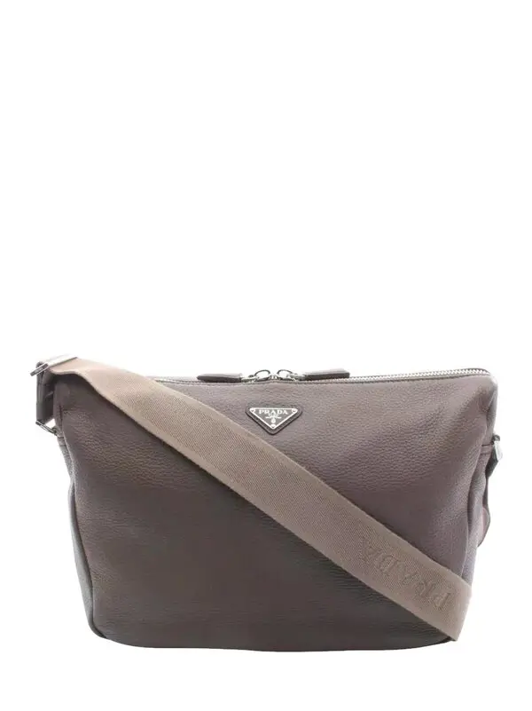 Prada Vitello Daino Crossbody Bag - Neutrals