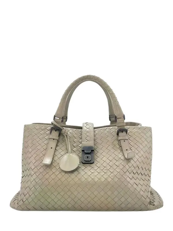 Bottega Veneta Intrecciato Lock Handbag - Neutrals