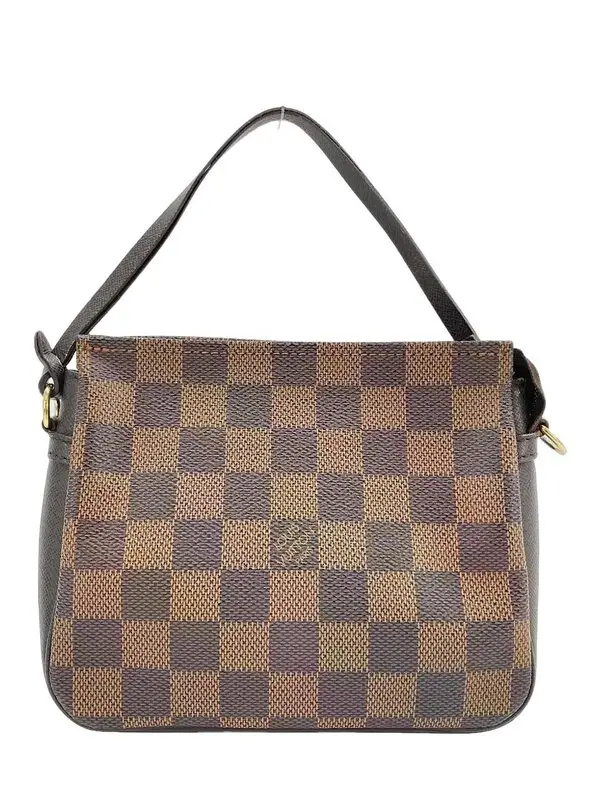 LOUIS VUITTON 1999 Damier Ebene Handbag - Brown