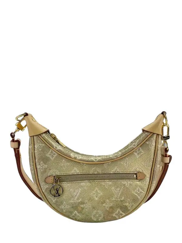 LOUIS VUITTON Monogram Mini Lin Shoulder Bag - Gold