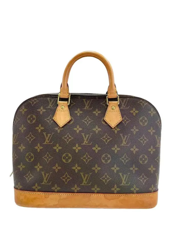 LOUIS VUITTON 2000 Alma Monogram Handbag - Brown