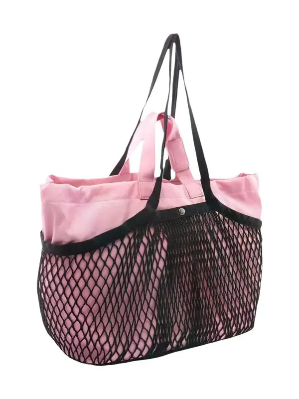 Balenciaga 24/7 Mesh Tote Bag - Pink