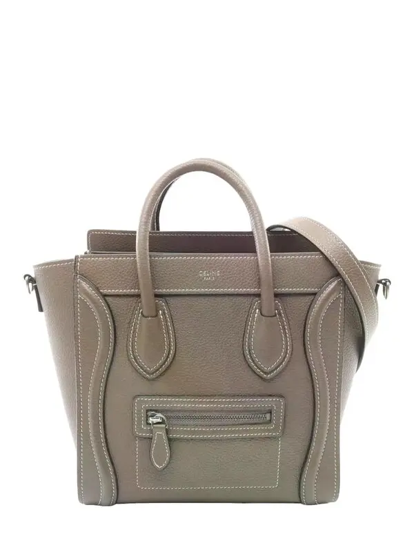 Celine Luggage Nano Tote Bag - Grey