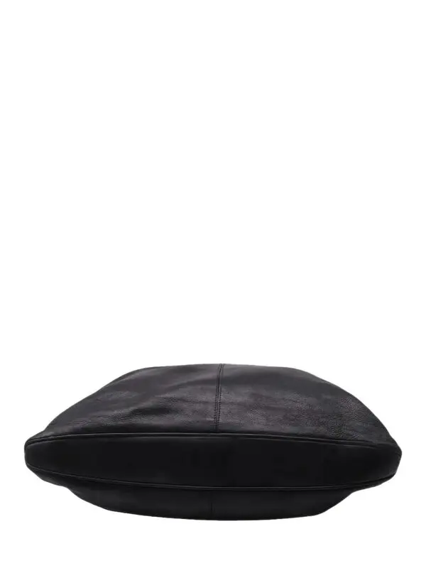 Celine Slouched Leather Hobo Bag - Black