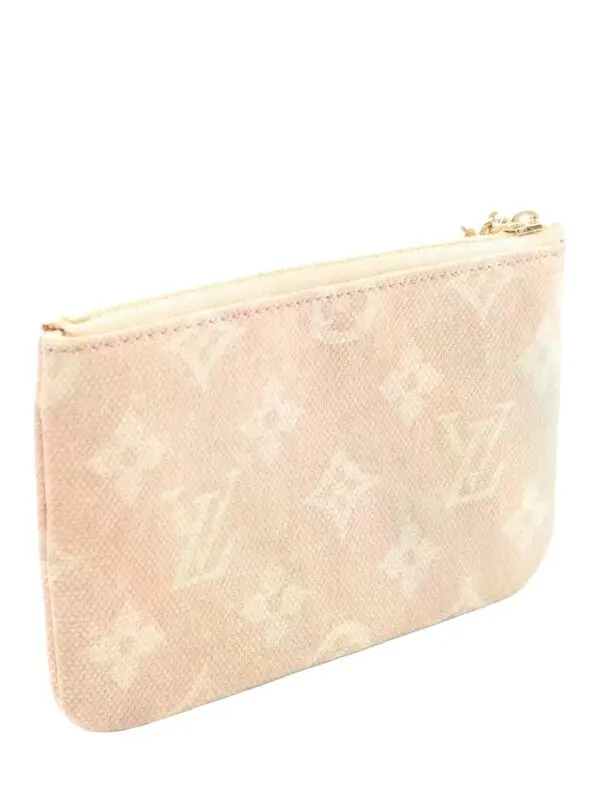 LOUIS VUITTON Monogram Pochette Clés Pouch - Neutrals
